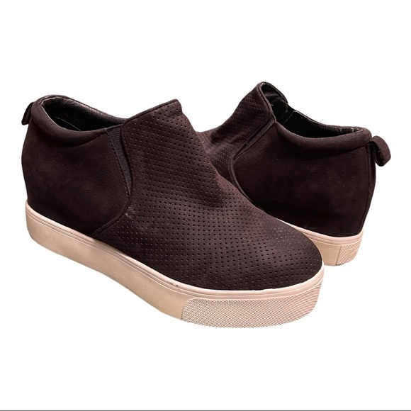 J/SLIDES | Shoes | Jslides Sallie Nubuck Leather Platform Wedge Shoe ...